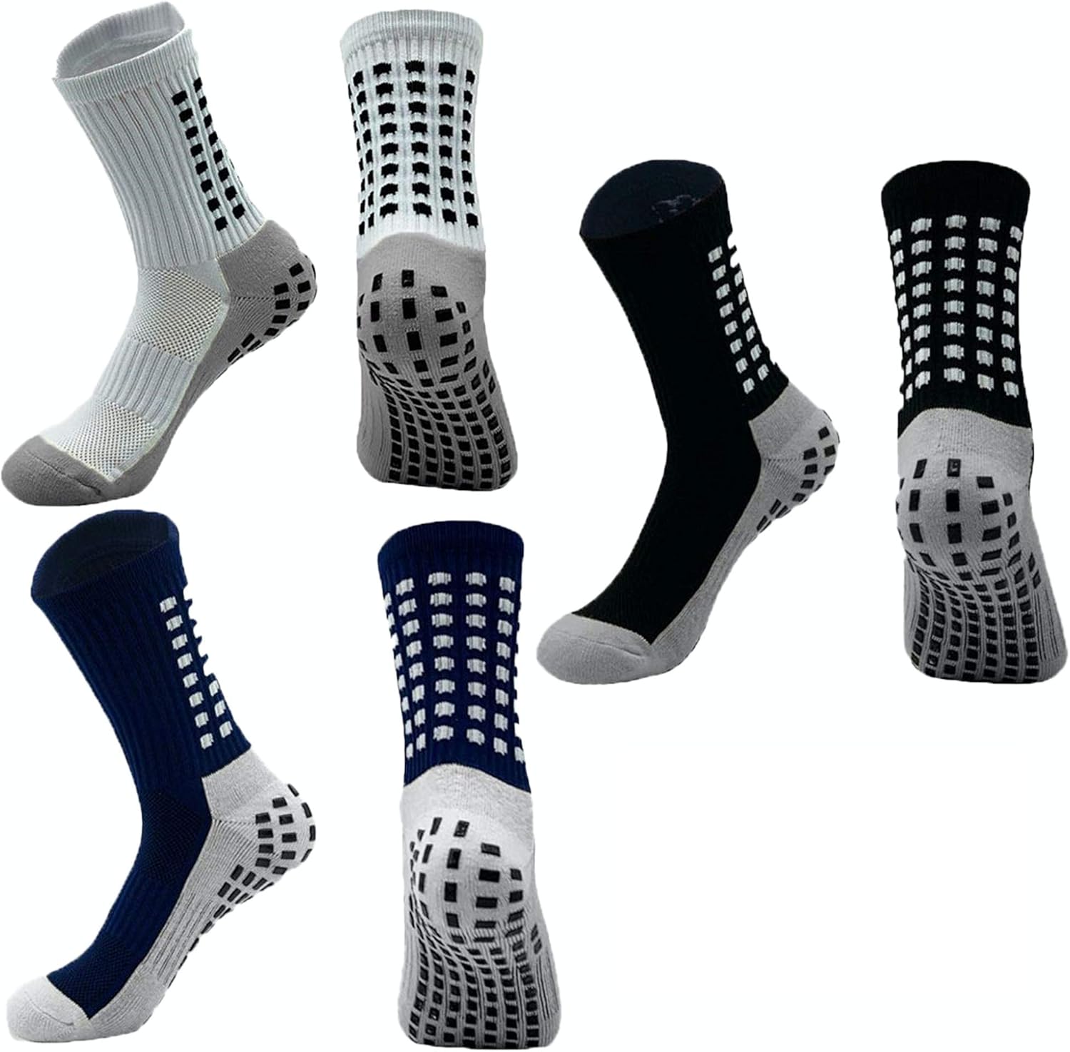 Paquete de 3 Piezas Calceta Antideslizante, Media Antiderrapante ...