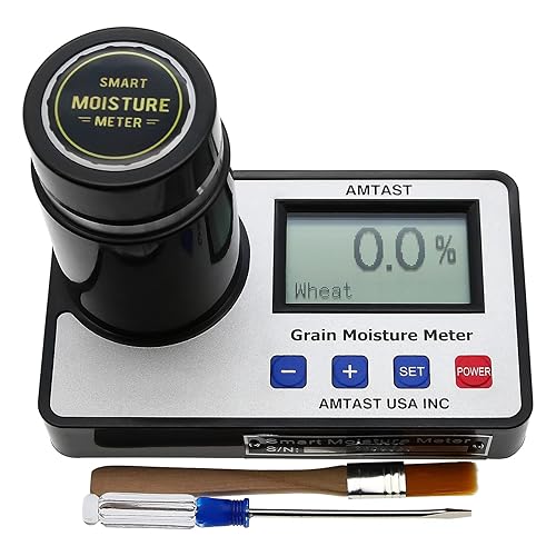 AMTAST Grain Moisture Tester Smart Grain Moisture Meter for 22 Grains ...