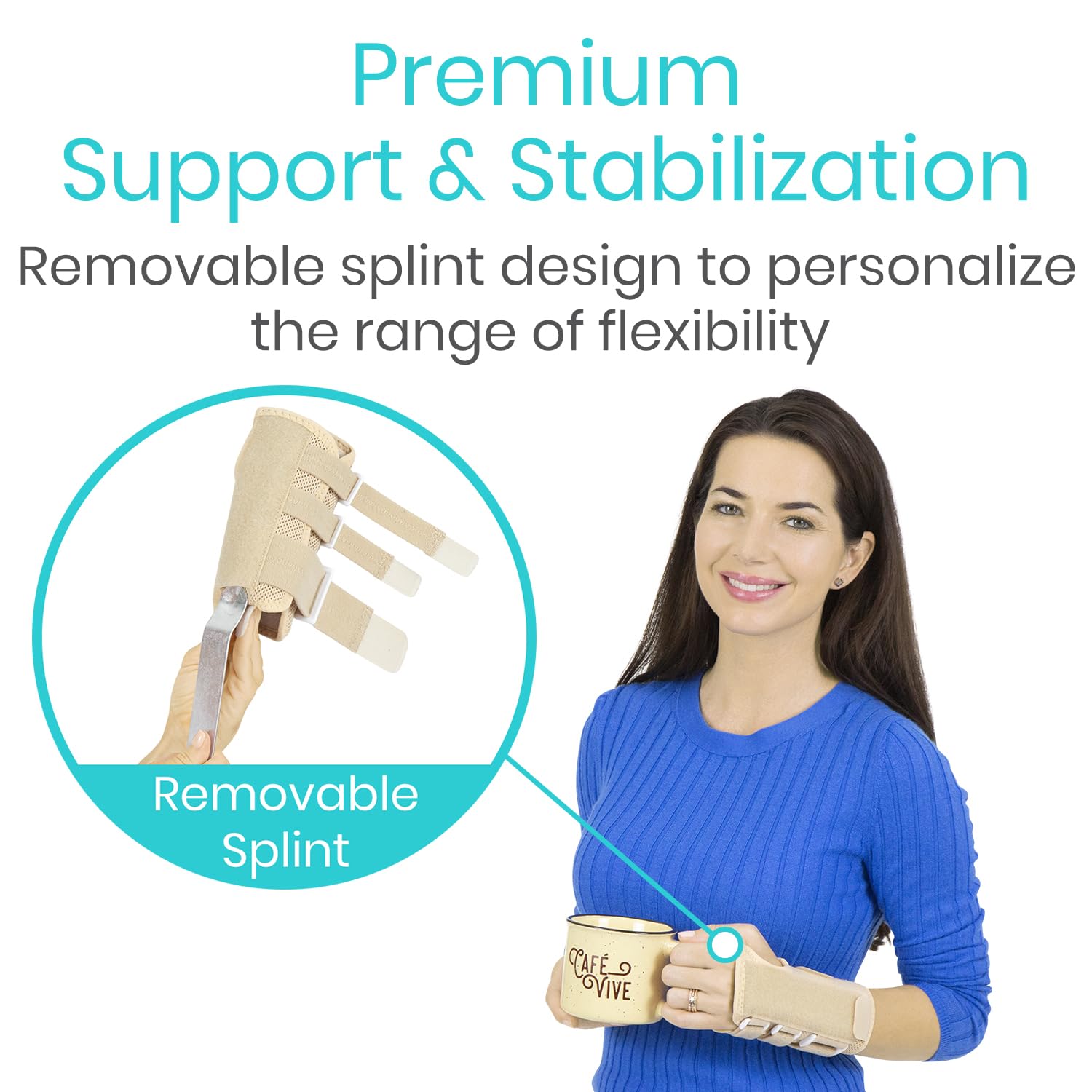 Mua Vive Carpal Tunnel Wrist Brace (Left or Right) - Arm Compression ...