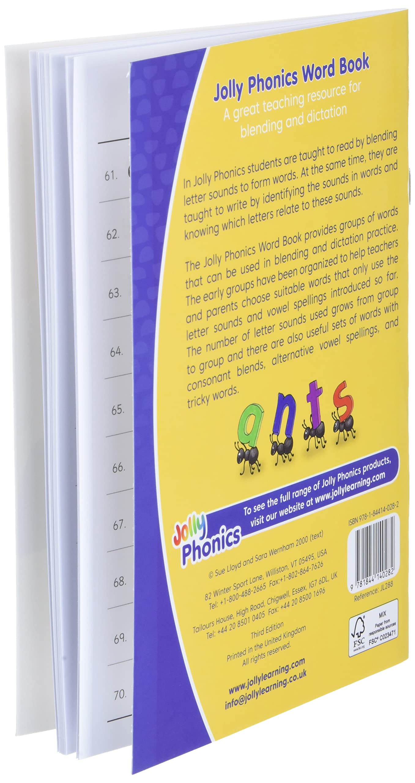 Mua Jolly Phonics Word Book: In Print Letters trên Amazon Mỹ chính hãng 2024 | Fado