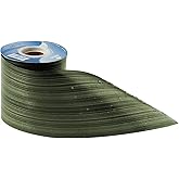 Amazon.com: Yuxung 2 Pcs 4'' 50 Yard Dark Green Ti Leaf Floral Ribbon ...