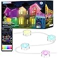 ASAHOM Permanent Outdoor Lights, 100ft Smart RGB Outdoor Lights with 70 ...