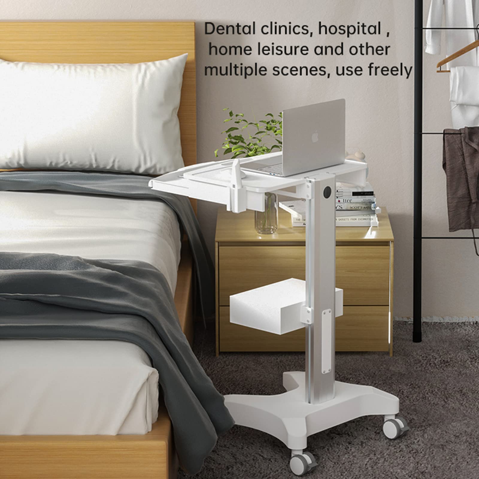 Mua Medical Trolley with Laptop Pallet and Oral Scanner Holder, Dental ...