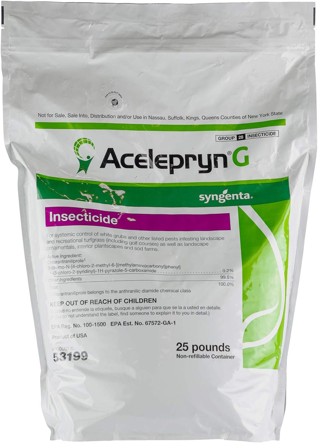 Amazon.com : Syngenta Acelepryn- Dupont Insecticide 0.2% Granular 25 ...