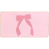 Amazon.com: ETYZE Pink Welcome Mat, Front Door Mats Pink Bath Mat ...