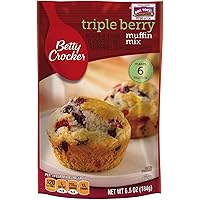 Amazon.com : Triple Berry Muffin Mix 6.5 Oz (3 Pouches) : Grocery ...