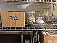 Amazon.com: Bamboo Storage Box Multi-Purpose Organizer for Kitchen ...