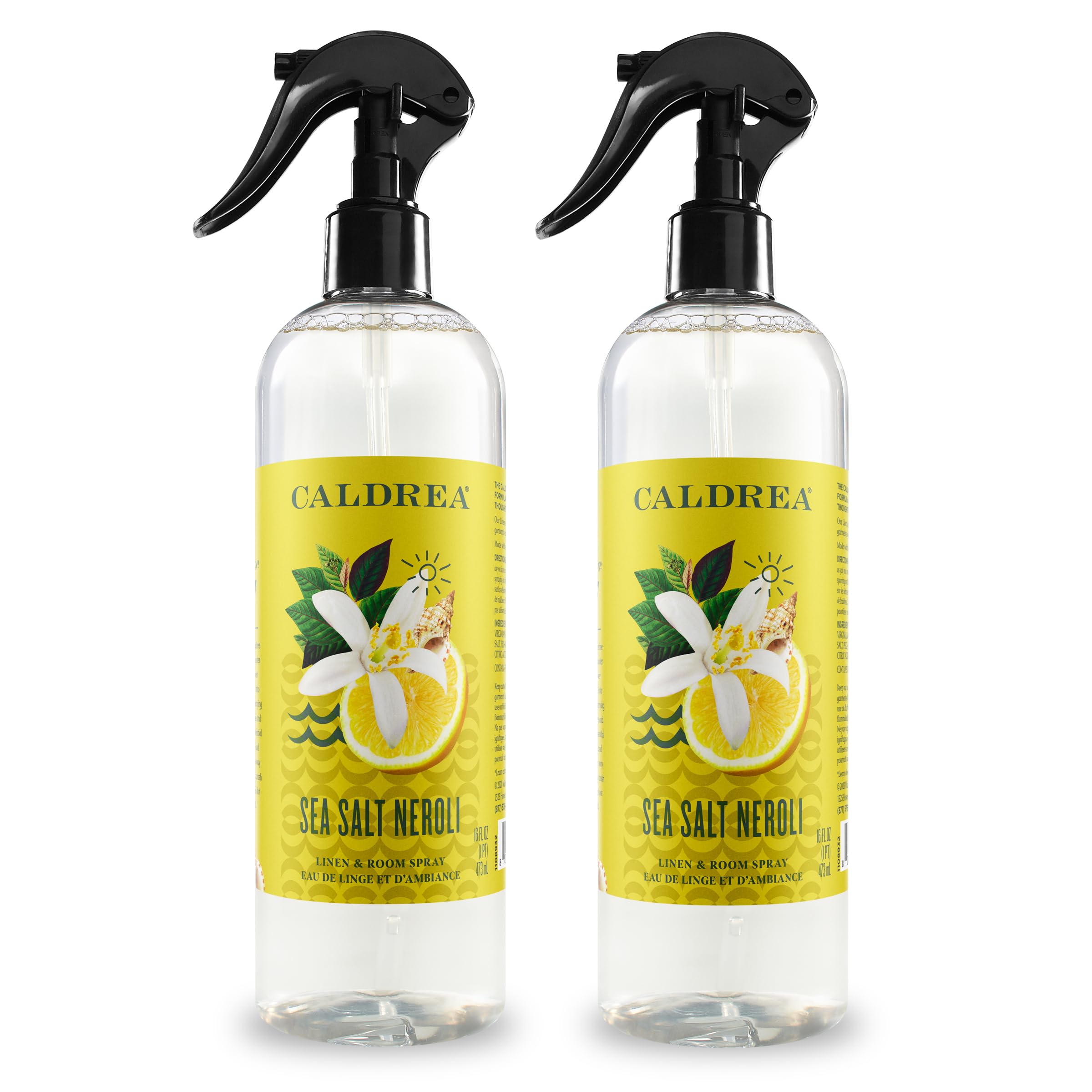 Caldrea Linen and Room Spray Air Freshener, Made with Essential Oils ...