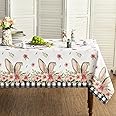 Amazon.com: Horaldaily Easter Tablecloth 60x140 Inch, Spring Flower ...
