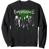 Amazon.com: Evanescence – Band Photo Green T-Shirt : Clothing, Shoes ...
