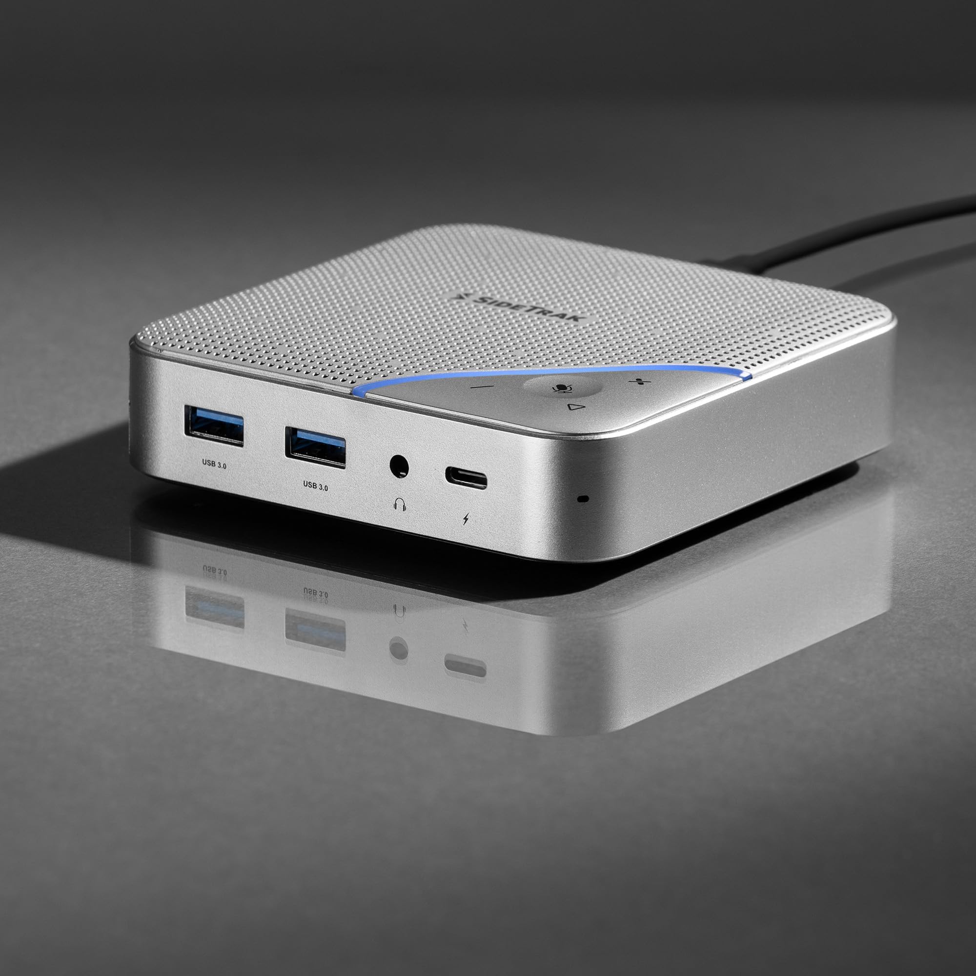 SideTrak Speakerphone Hub | Portable Audio Docking Station With 360° Sound Input And Smart Noise ...