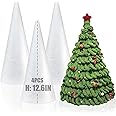 Amazon.com: 4 Pack Styrofoam Cones for Craft, 12.6x4.5in Craft Foam ...
