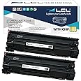 Amazon.com: LCL Compatible Toner Cartridge Replacement for HP 35A ...