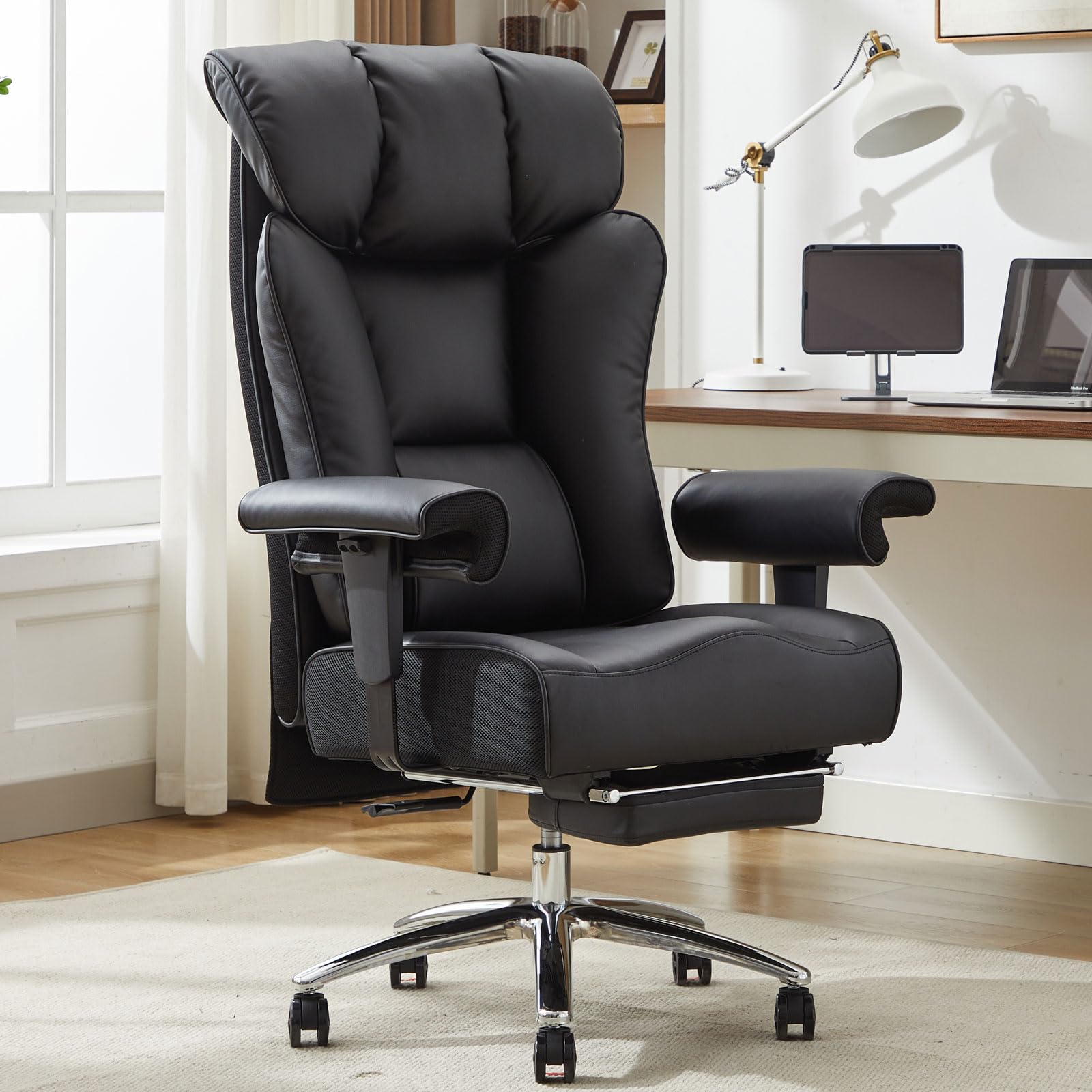 Efomao Big And Tall Office Chair 450lbs Ergonomic Office Chair Efomao Big And Tall Office Chair 450lbs Ergonomic Office Chair