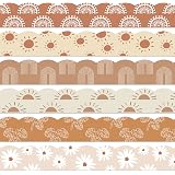 Amazon.com: 69Ft Modern Boho Bulletin Board Border Decorations Boho ...