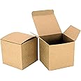 Amazon.com: Oletx 25 Pcs Brown Paper Gift Boxes, Small Candy Treat ...