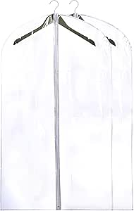 Amazon.com: Clear Vinyl Garment Bag - Protect Your Clothing While ...