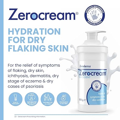 Mua Zeroderma Zerocream Emollient Cream 2-in-1 Moisturiser & Soap Substitute, for Eczema ...