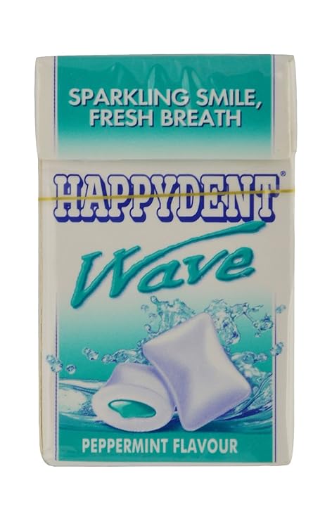 HappyDent Wave Chewing Gum - Peppermint Flavour, 17.6g Box: Amazon.in ...