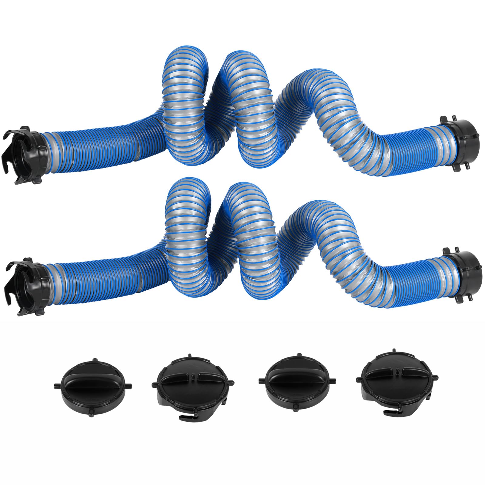 OUTPRIZE 20FT RV Sewer Hose Extension, Heavy Duty 24 Mil TPE Material ...