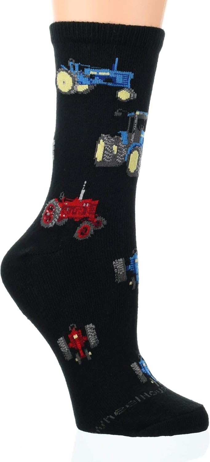 Tractor Design Novelty Socks In Black : Amazon.co.uk: Clothing