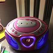 Amazon.com: Hello Kitty Portable Stereo CD Boombox with AM/FM Radio ...