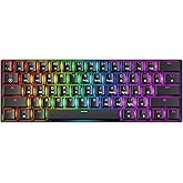 Amazon.com: Geeky GK61 60% | Hot Swappable Mechanical Gaming Keyboard ...