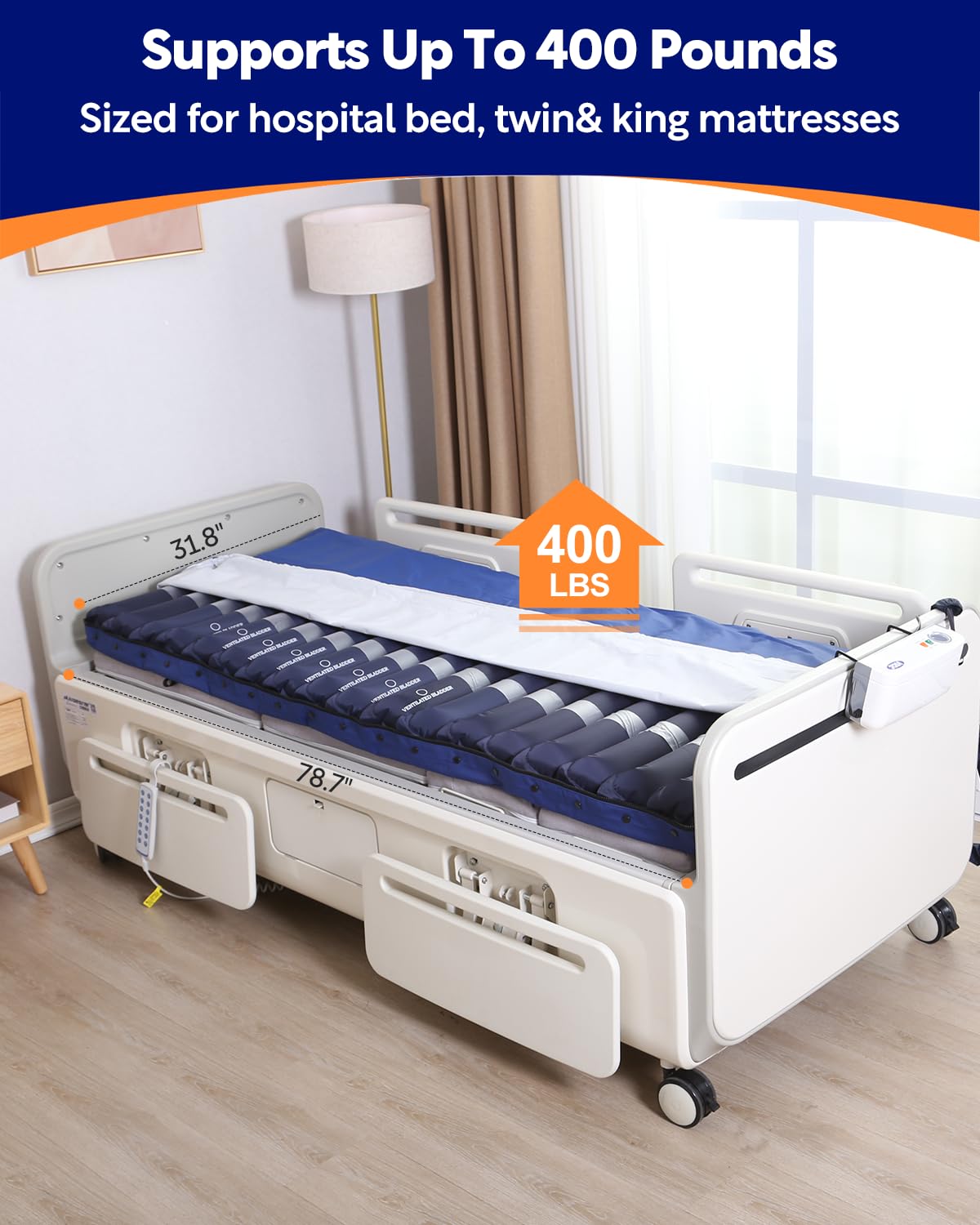 Mua VOCIC 4.3" Large Chamber Alternating Pressure Mattress-400 lbs ...