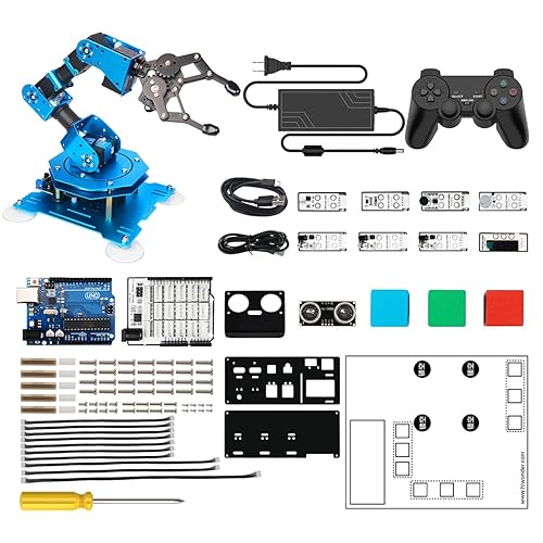 xArm UNO Robotic Arm 6DOF Kit With Secondary Development Compatible With Arduino IDE, DIY ...