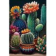 Amazon.com: Unique Wooden Jigsaw Puzzles - Flowering Cactus, 1000 Piece ...