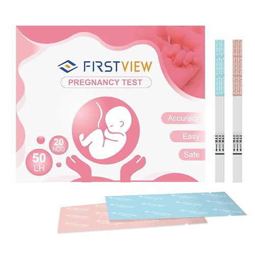 FIRSTVIEW Ovulation Test Strips 50 Pack + Pregnancy Test Strips 20 Pack ...
