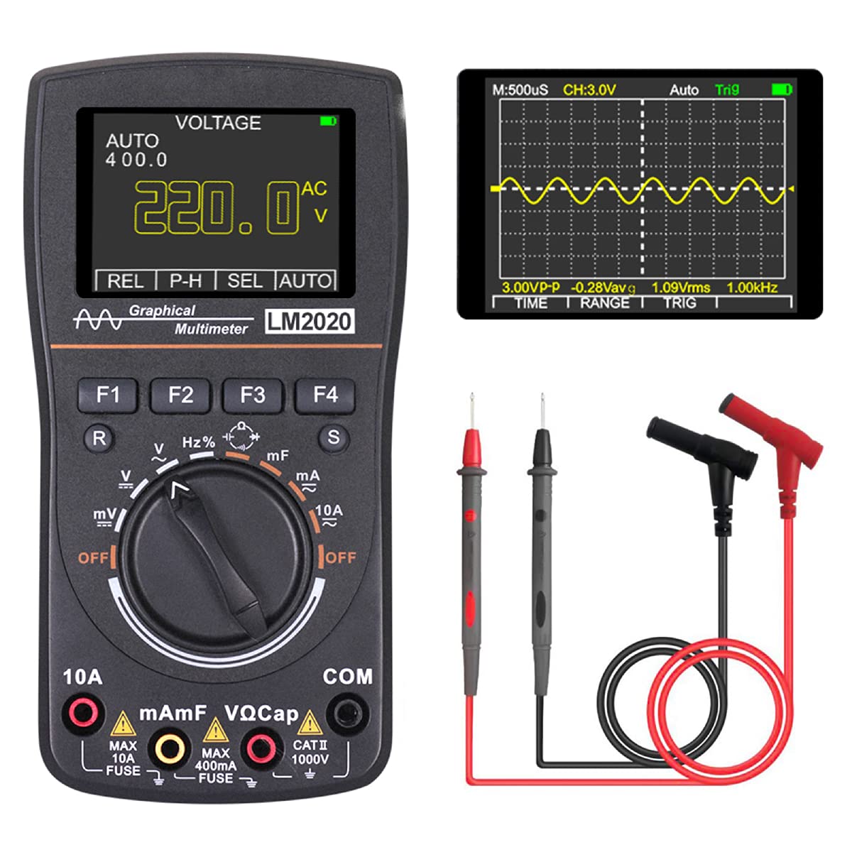 Mua 2 in 1 Handheld Oscilloscope Multimeter Professional Oscilloscope ...