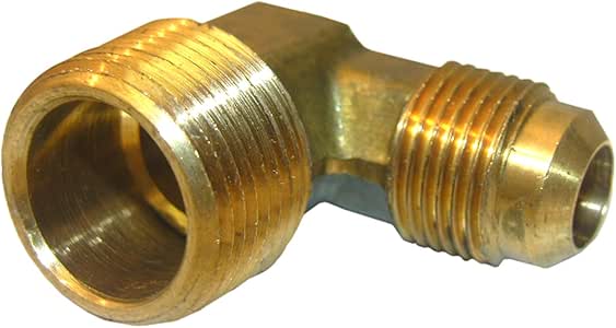 LASCO 17-4951 1/2-Inch Flare by 3/4-Inch Male Pipe Thread Brass 90 ...