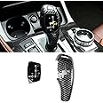Amazon.com: Jaronx Compatible with BMW Gear Shift Knob Cover Trim for 1 ...