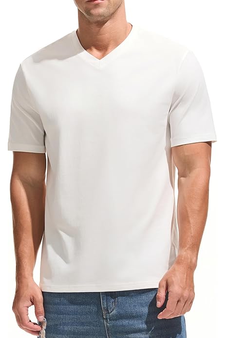 Camiseta Blanca De Moda Para Hombre