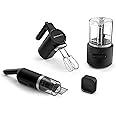 Amazon.com: KitchenAid Go™ Cordless Bundle with Hand Mixer, Food ...