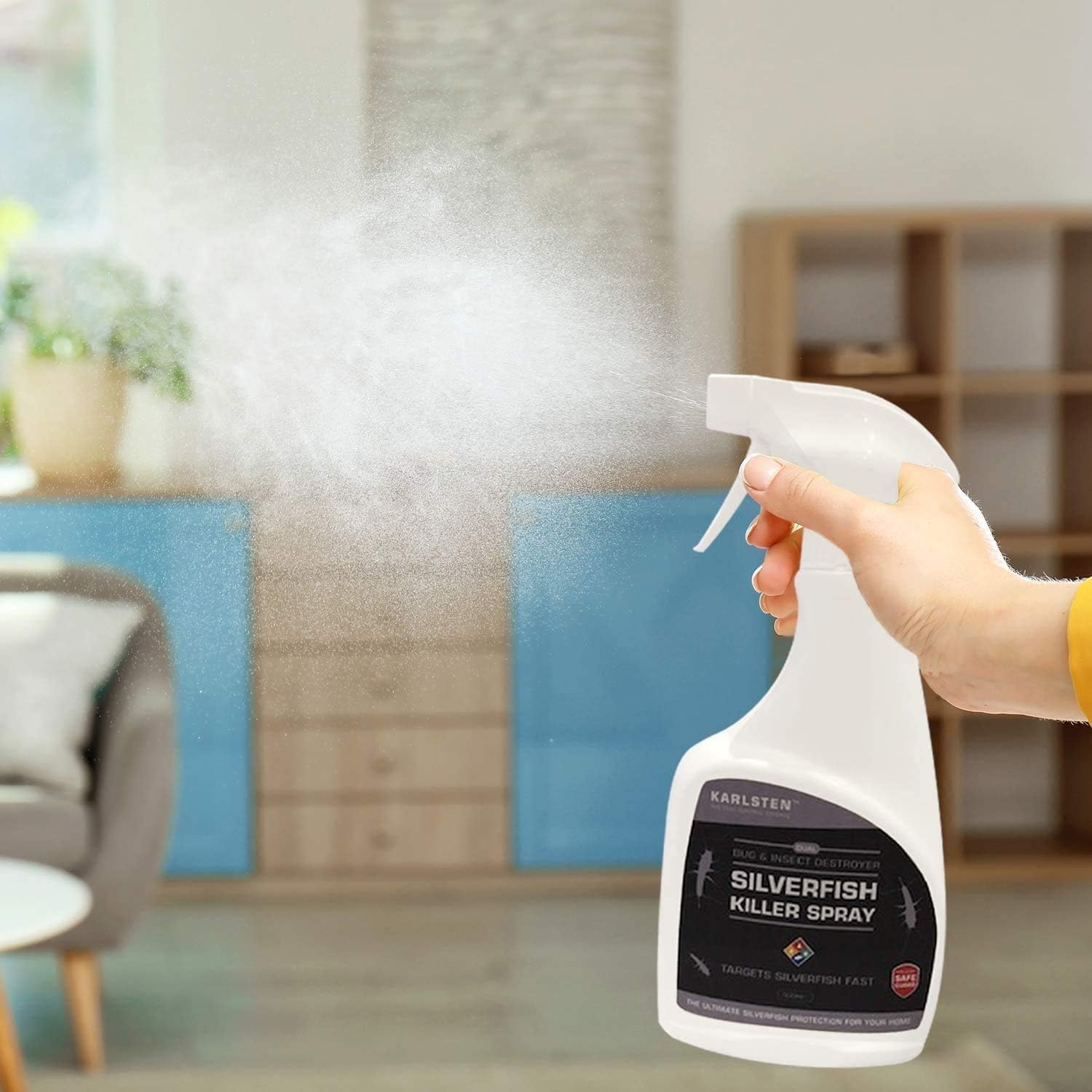Karlsten Silverfish Killer Spray Fast Effective Quality Silverfish ...