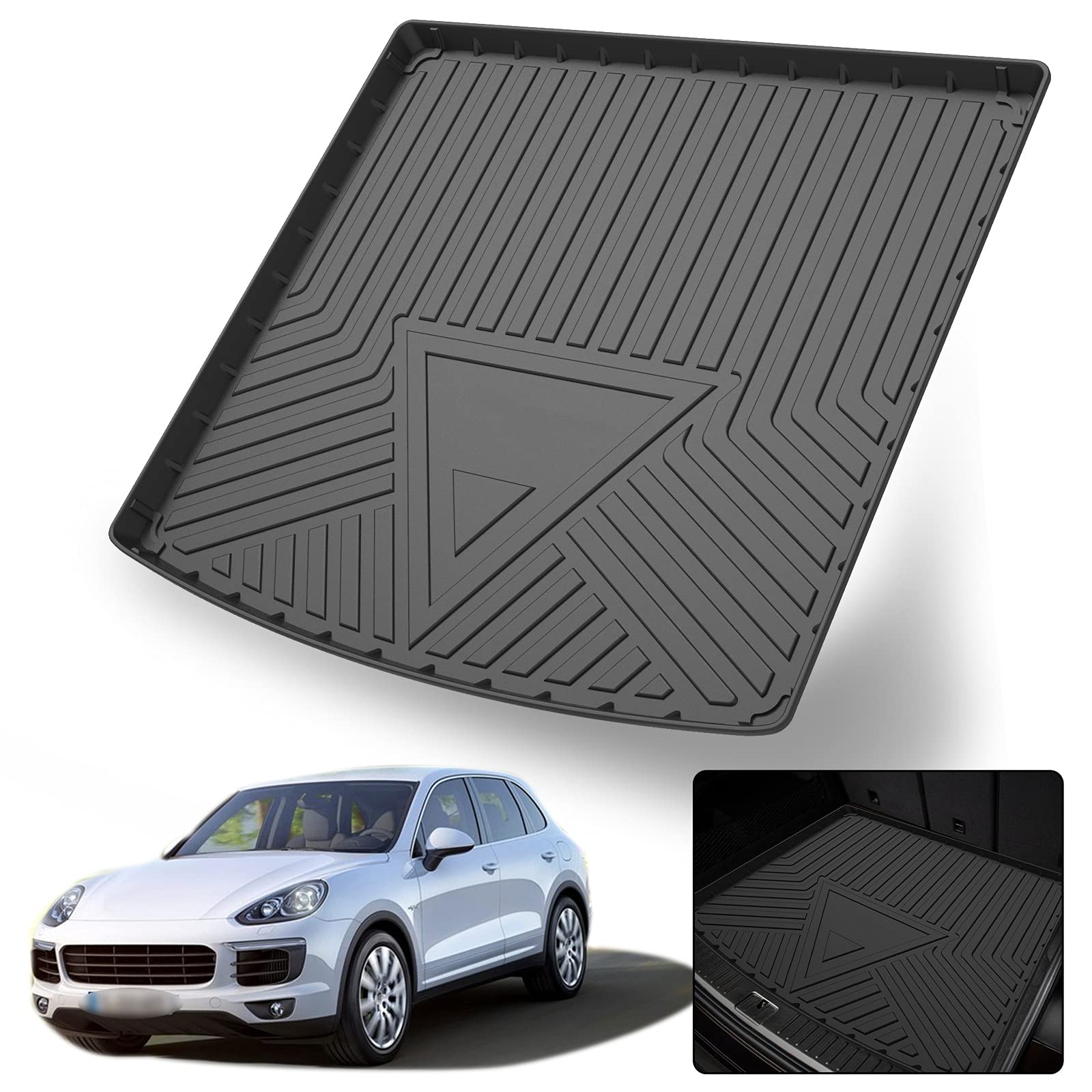 Elsetyler Cargo Liner for 2019 2020 2021 2022 2023 2024 Cayenne - Black ...