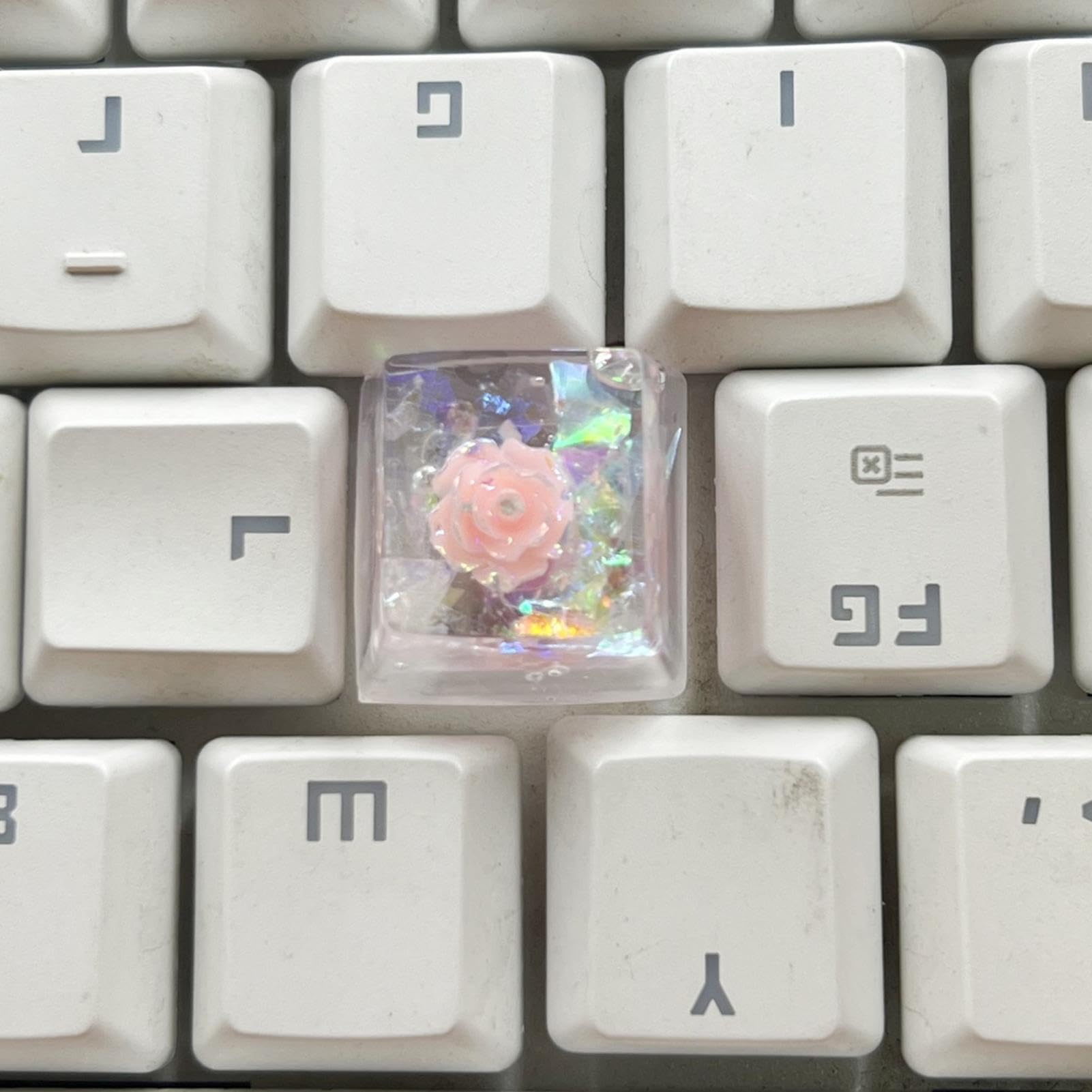 Mua Eneric Cute Resin Key Cap, Resin Keyboard Keycap | Resin Camellia ...