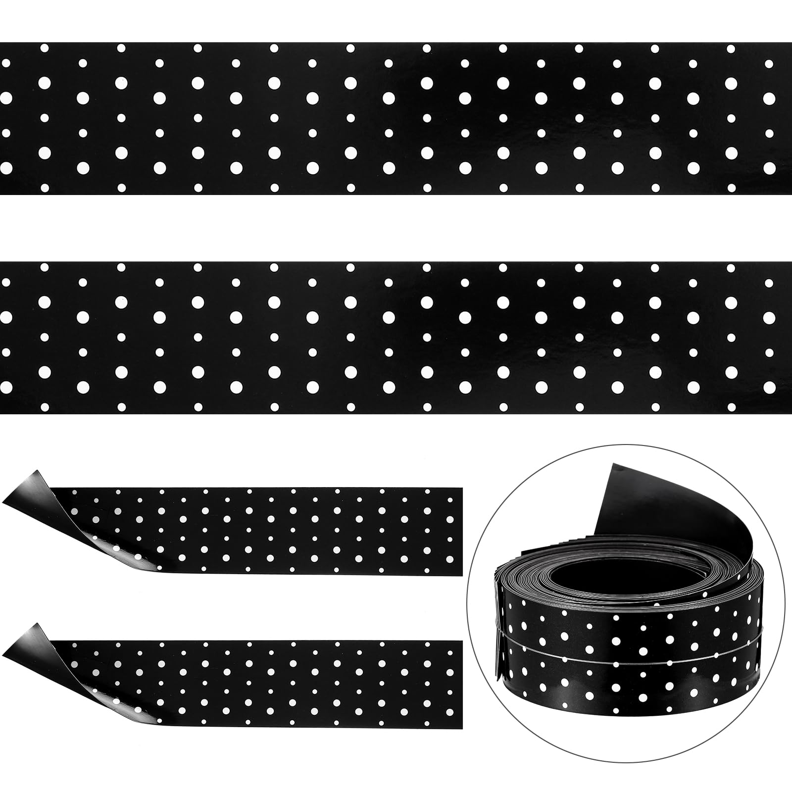 Umigy 30 Pcs Magnetic Borders for Classroom Whiteboard 11.81 x 1.5 Inch ...