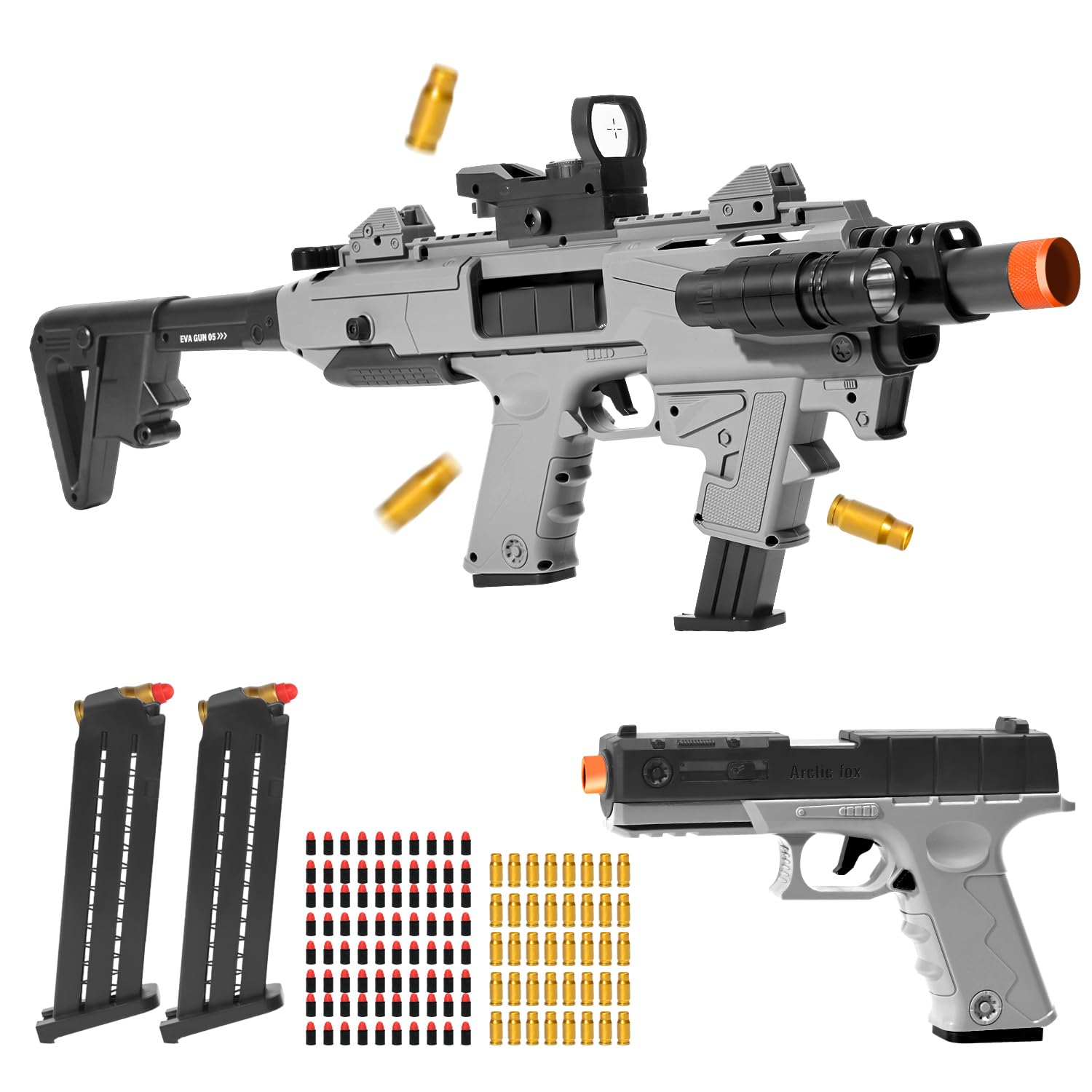 Soft Toy Blaster, Realistic Toy Dart Hand Gun Soft Bullet Pistol Foam ...