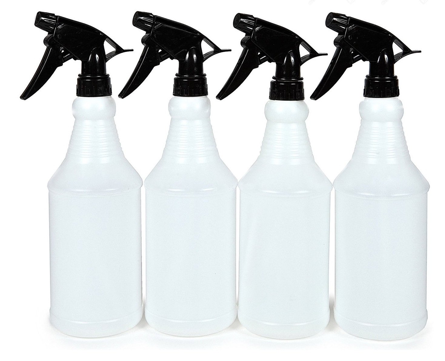 Plastic Trigger Spray Bottle 16 Oz Sprayer Chemical Resistant 4 Pack ...