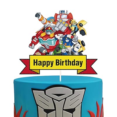 Glitter Transformers Cake Topper, Birthday Party Nepal | Ubuy