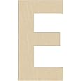 Amazon.com: HILAZA 17 Inch Large Wooden Letter E, 1/4 in Thick Big Wood ...