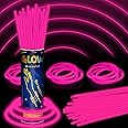 Amazon.com: 8” 150 Pink Glow Sticks Bracelet Bulk Glow Sticks with 150 ...