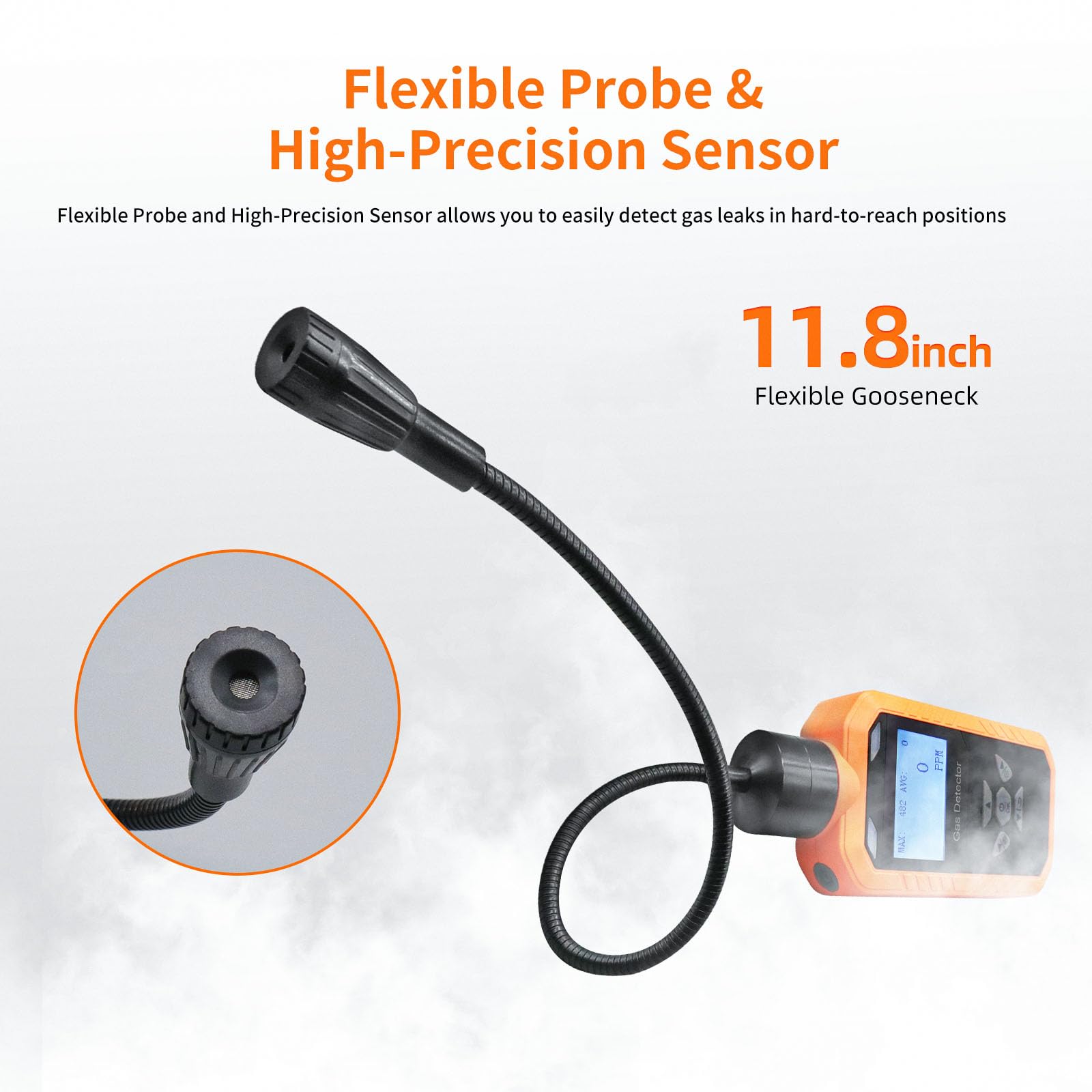 Mua Combustible Gas Leak Detector Rechargeable Gas Detector Sniffer ...
