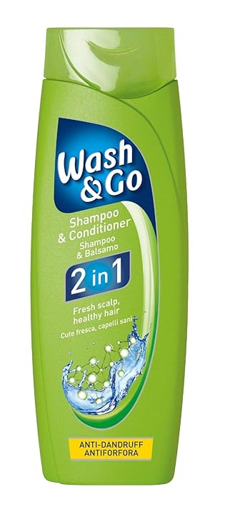 Wash & Go 2 in 1 Anti-Dandruff Shampoo and Conditioner X 9 bottles ...