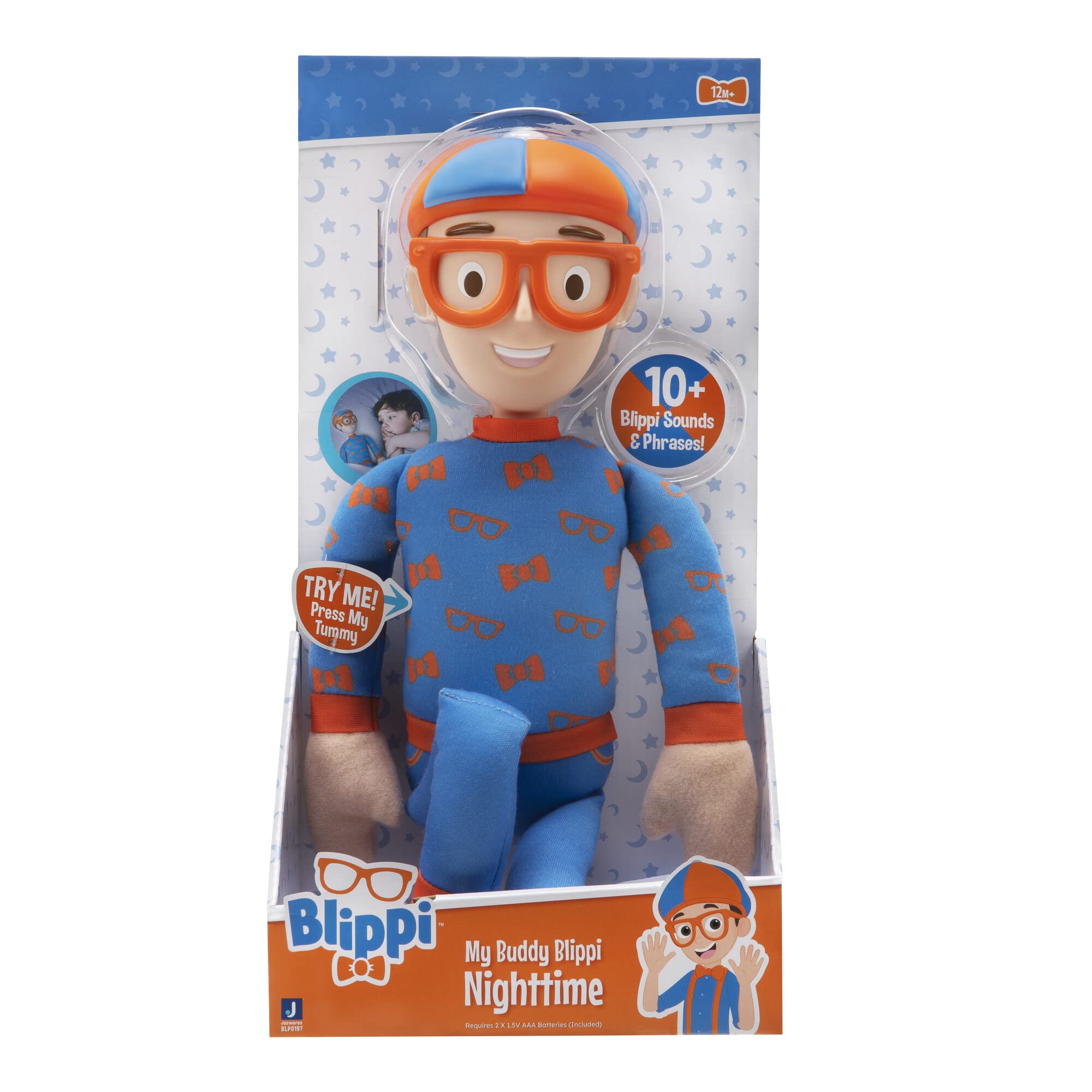 Mua Blippi 16-Inch My Buddy Blippi Nighttime Talking Plush Doll - 11 ...