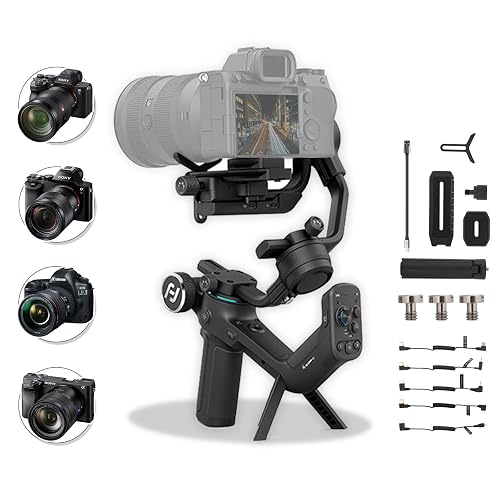 FeiyuTech SCORP-C Camera Gimbal Stabilizer, Max 5.5lbs Payload, 3-Axis ...