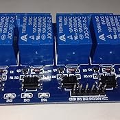 Robotbanao Optocoupler 4 Channel 5v Relay Module Control for Arduino Dsp Avr Pic Arm, Blue ...